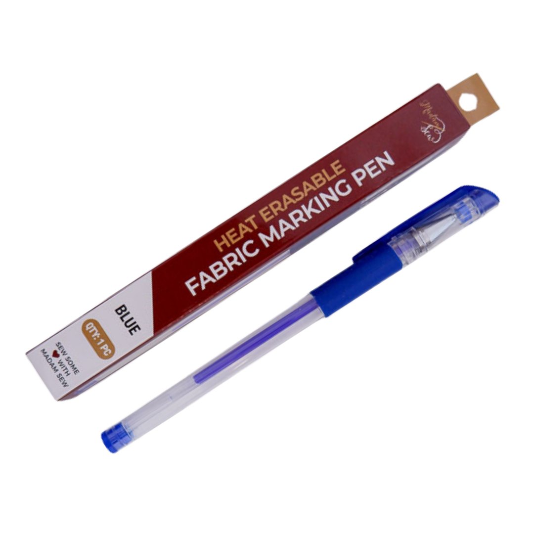 Blue Heat Erasable Fabric Marking Pen – madamsew-wholesale
