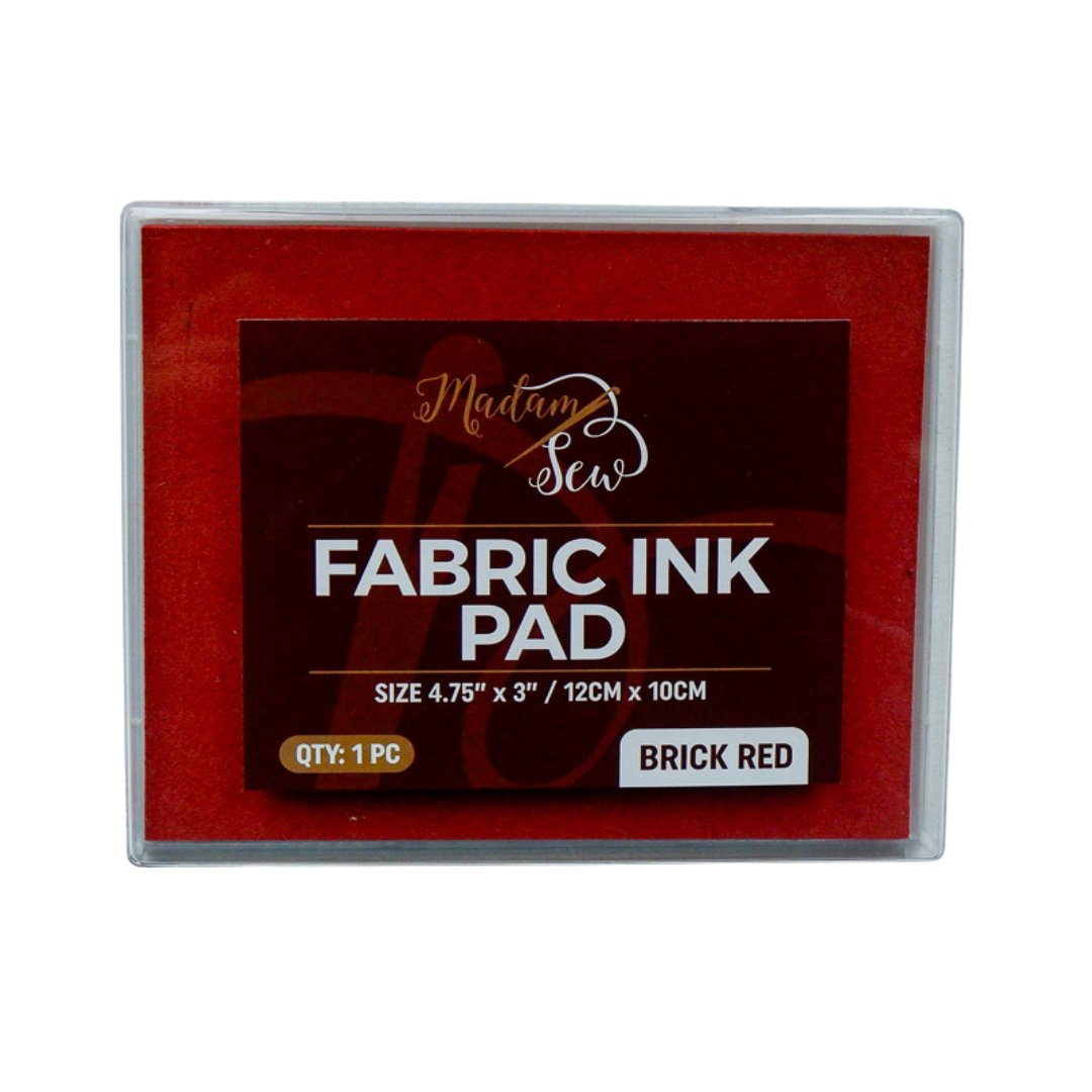Permanent Fabric Ink Pad - Brick Red – madamsew-wholesale